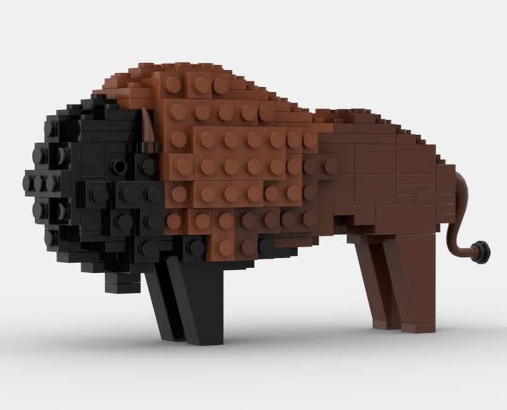 LEGO MOC American Bison by Wildbrickcreations | Rebrickable - Build ...