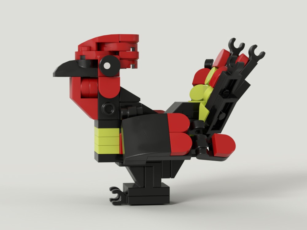 LEGO MOC Rooster (31159) by kemubrix | Rebrickable - Build with LEGO