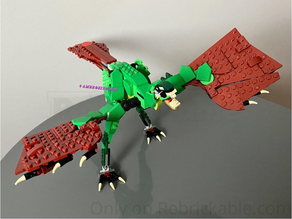 LEGO MOC-207523 31161 Yi qi (dragon-like dinosaur) by Ambrosino ...