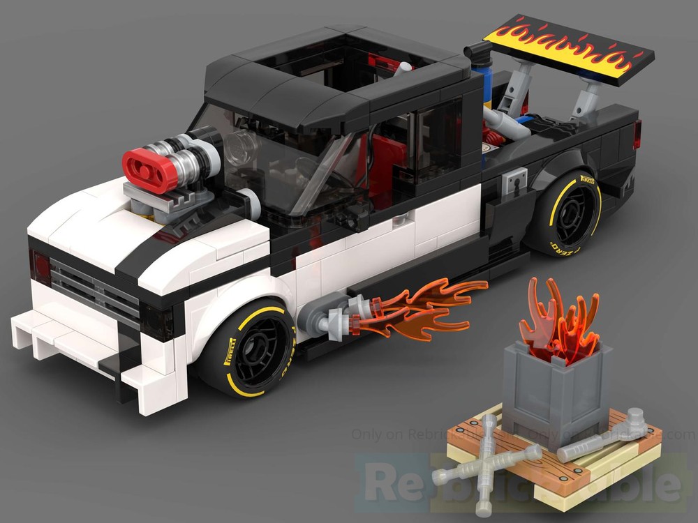 LEGO MOC 1992 Custom Ford Ranger V.2 - "The Danger" Race Truck by ...