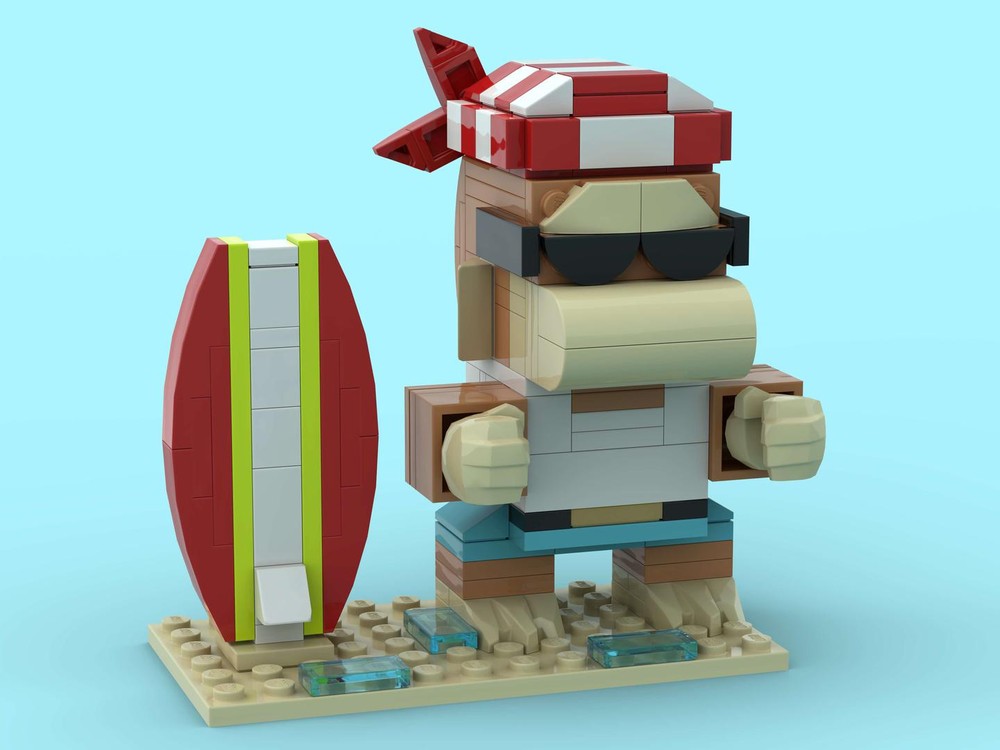 LEGO MOC Funky Kong (Donkey Kong Series) by Puremadness | Rebrickable ...