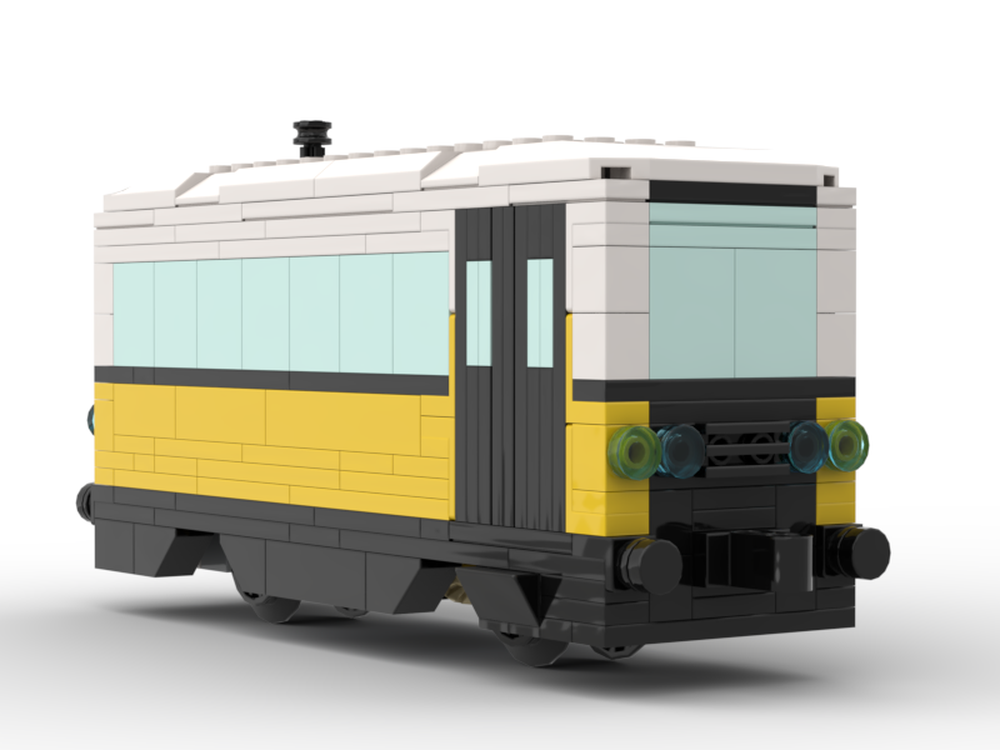 LEGO MOC Small Narrow Train by Ex0 | Rebrickable - Build with LEGO