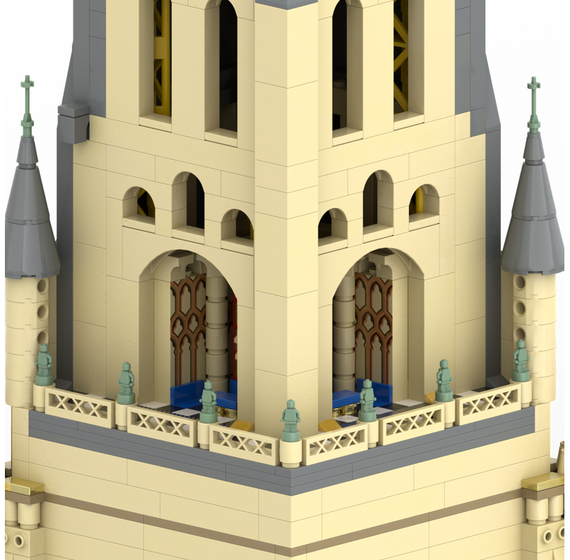 LEGO MOC Castle Expansion – Grand East Tower+common room Extension for ...
