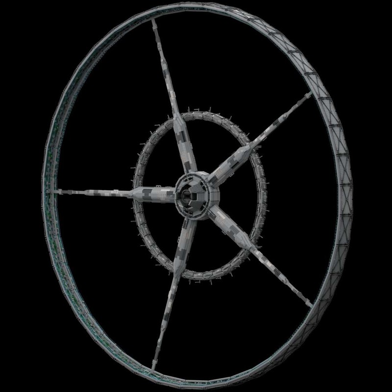 LEGO MOC Giant Elysium space station from the movie Elysium with Matt ...