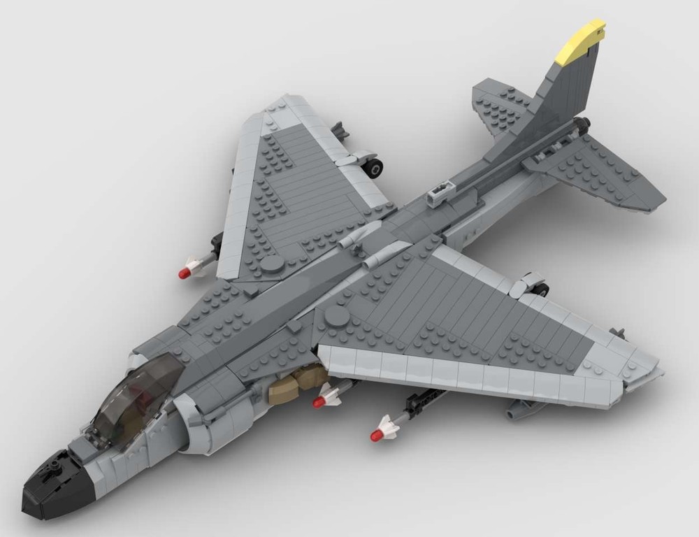 LEGO MOC HARRIER AV8-B by BrickerBeard | Rebrickable - Build with LEGO