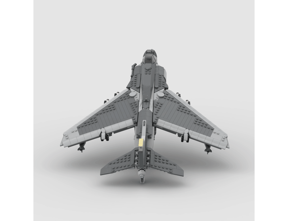 Lego Moc Harrier Av8 B By Brickerbeard Rebrickable Build With Lego