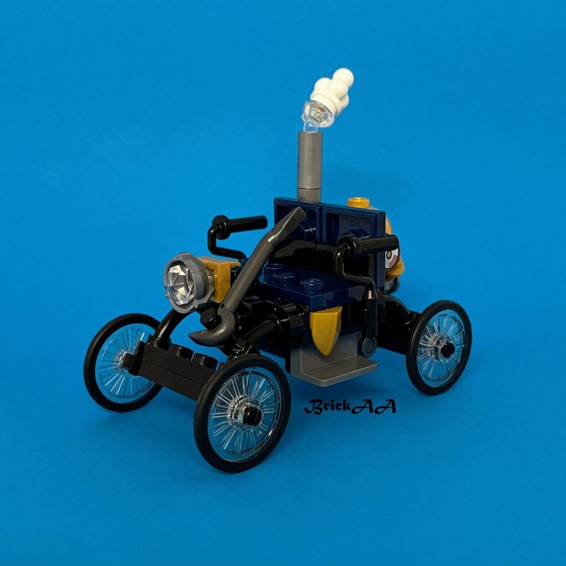 LEGO MOC Steampunk inventor's car by BrickAA | Rebrickable - Build with ...