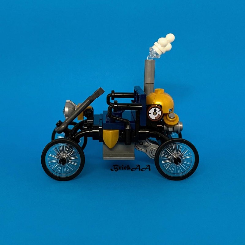 LEGO MOC Steampunk inventor's car by BrickAA | Rebrickable - Build with ...