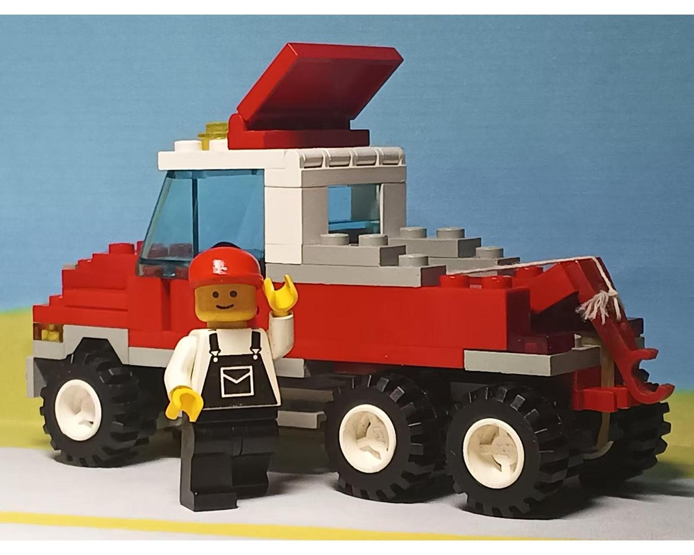 Lego Moc 6668 Rescue Truck By Ziqing Rebrickable Build With Lego