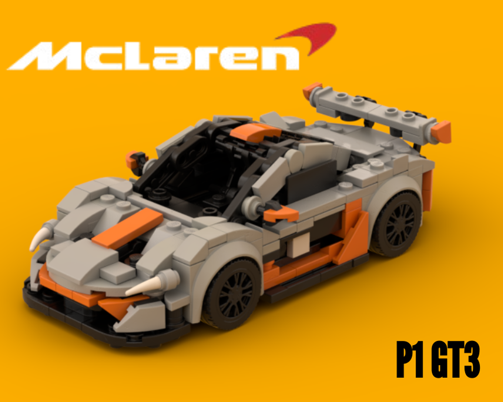 LEGO MOC Mclaren P1 GTR by BasicBuilder23 | Rebrickable - Build with LEGO