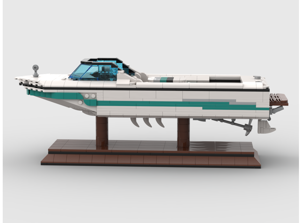 LEGO MOC Speed Boat by gabizon | Rebrickable - Build with LEGO