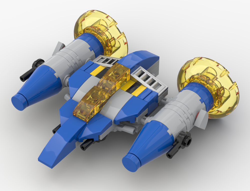 LEGO MOC Classic Space-ish Microfighter by iambriguy | Rebrickable ...