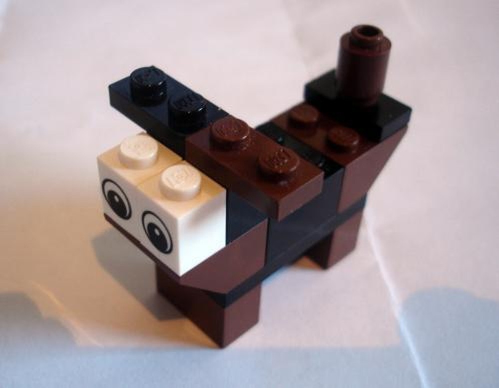 LEGO MOC Jacotte the dog by kerlutinoec | Rebrickable - Build with LEGO