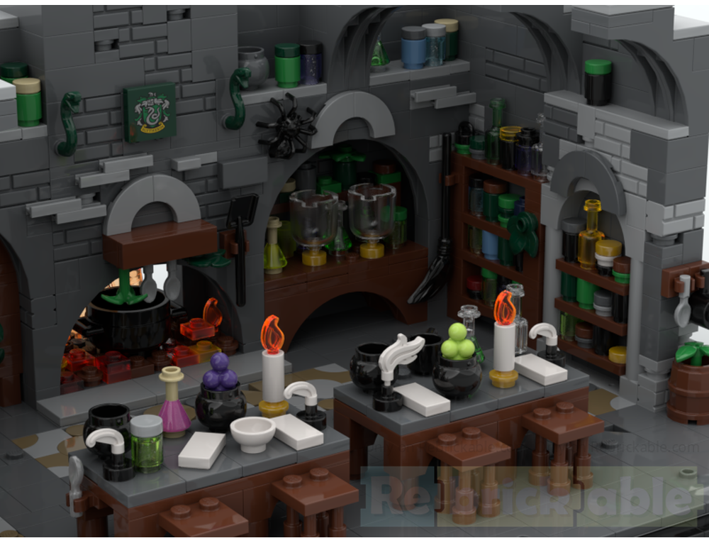 LEGO MOC The Greasy Haired Professor's Potions Classroom by ...