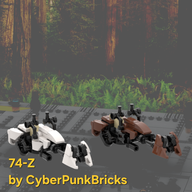 LEGO MOC Scout Bike by CyberPunkBricks | Rebrickable - Build with LEGO