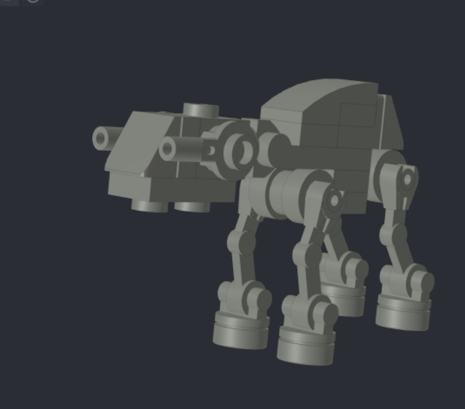 LEGO MOC mini AT-AT by yatilim | Rebrickable - Build with LEGO