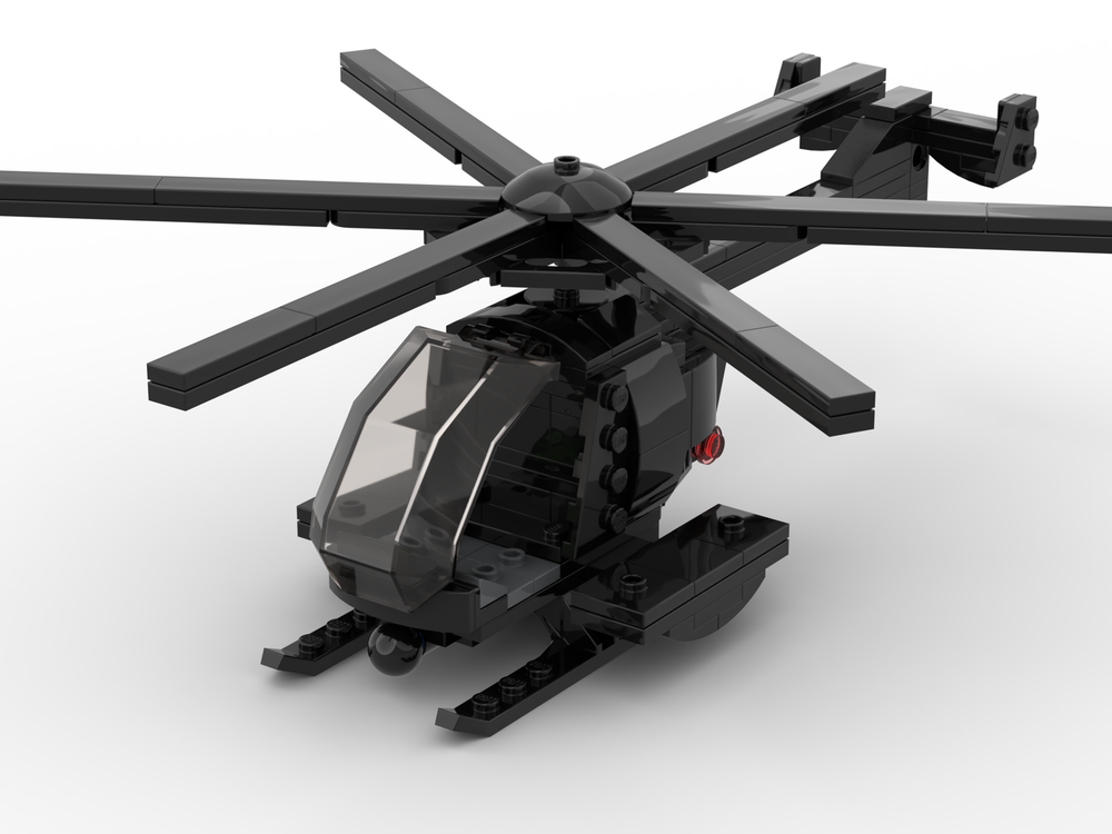 LEGO MOC MH-6 Little Bird Special Forces Helicopter by DarkMatterDesign ...