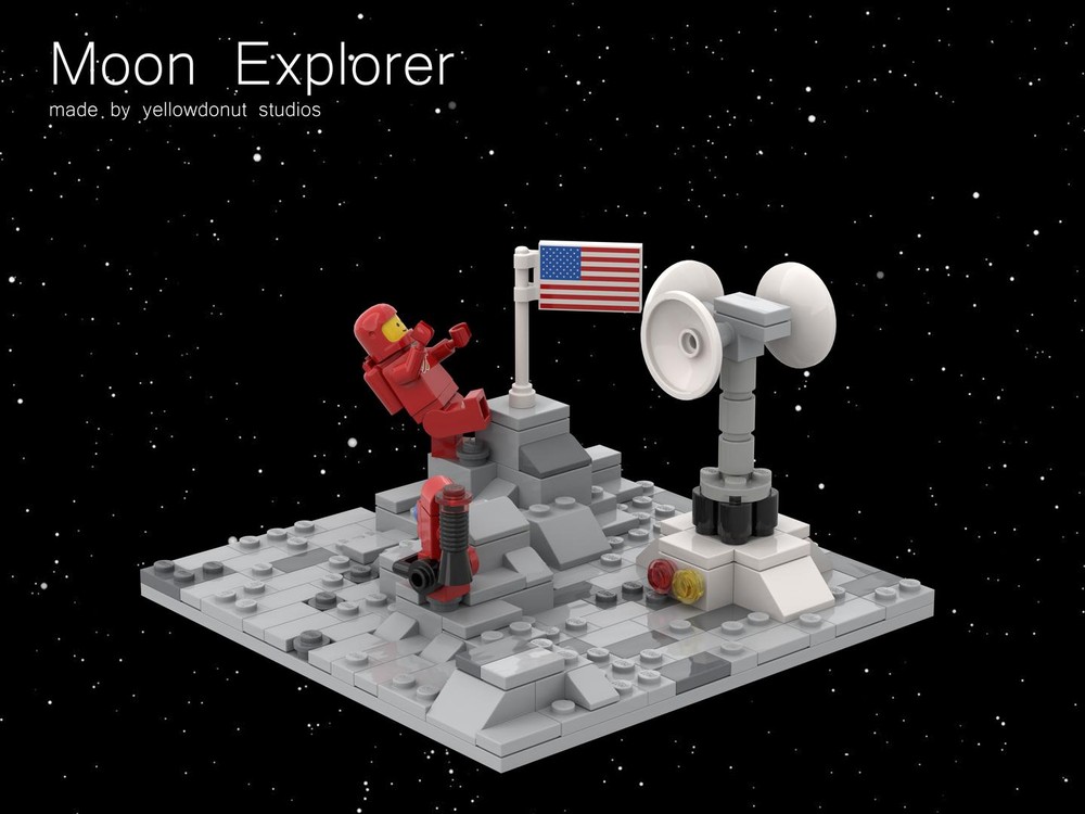 LEGO MOC Moon Explorer by YellowDonut | Rebrickable - Build with LEGO
