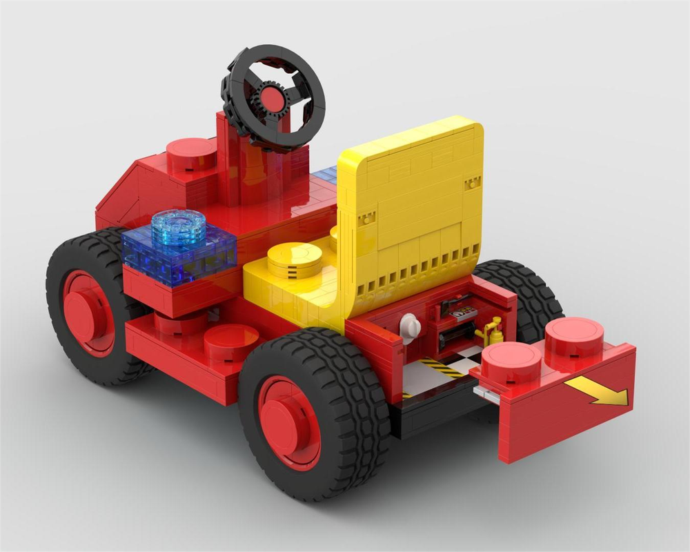 LEGO MOC-207655 6611 Up-Scaled fire chief's car by Briquoleur ...