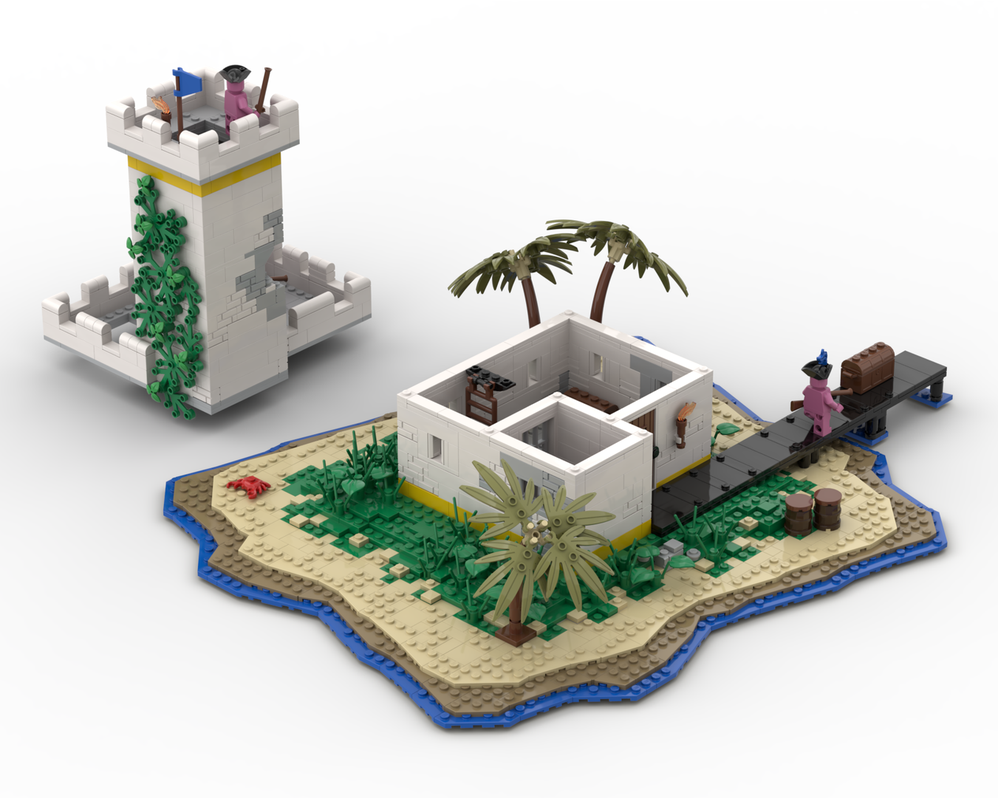 LEGO MOC Eldorado Pirates Outpost Island by DarkMatterDesign ...