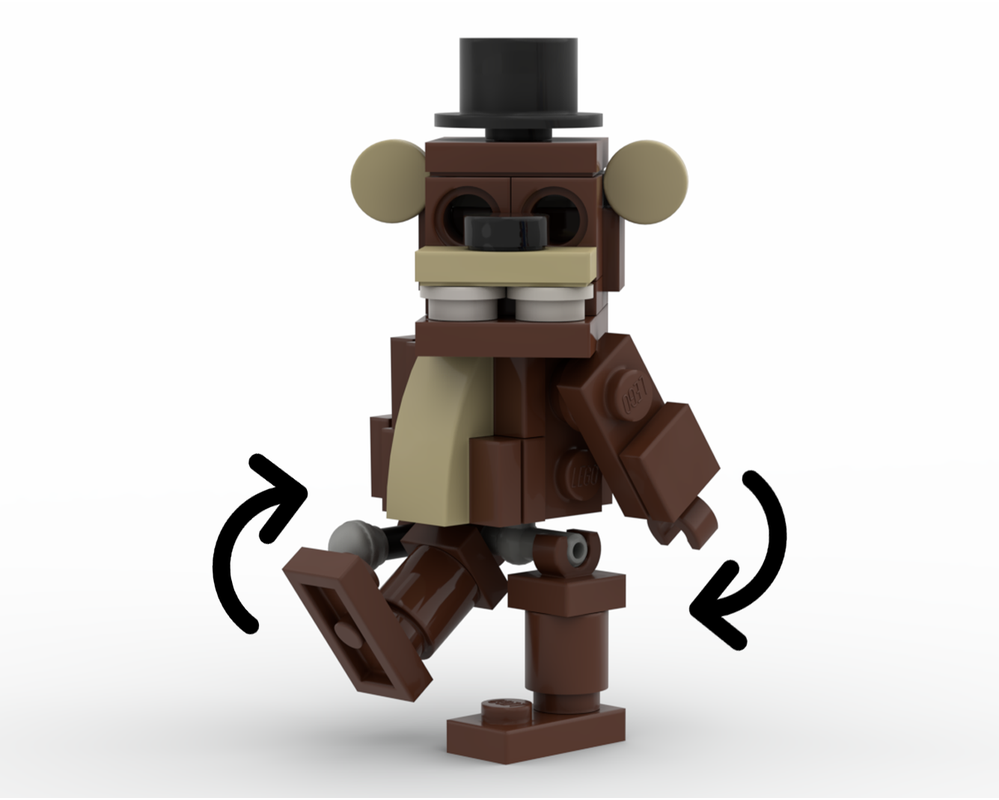 LEGO MOC FNaF 1 Freddy by CodaCytro | Rebrickable - Build with LEGO