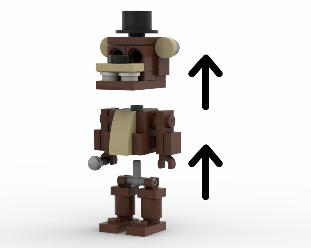 LEGO MOC-207661 FNaF 1 Freddy by CodaCytro | Rebrickable - Build with LEGO