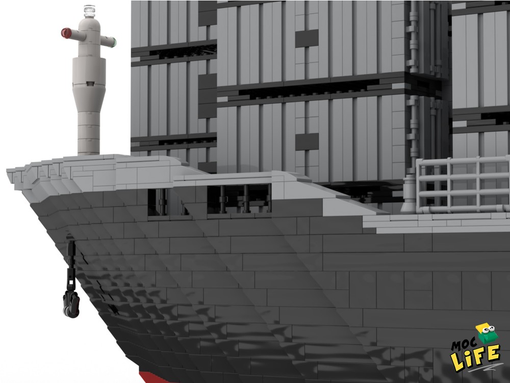 Lego Moc Container Ship By Moclife Rebrickable Build With Lego