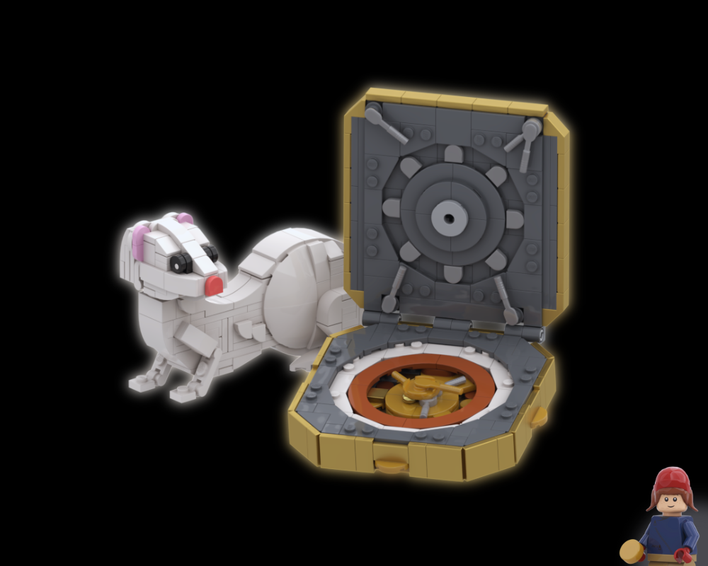 LEGO MOC Pantalaimon the Daemon & The Alethiometer (from His Dark ...