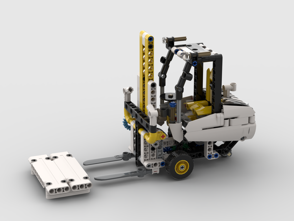 LEGO MOC 42198 Forklift by Larsagri | Rebrickable - Build with LEGO