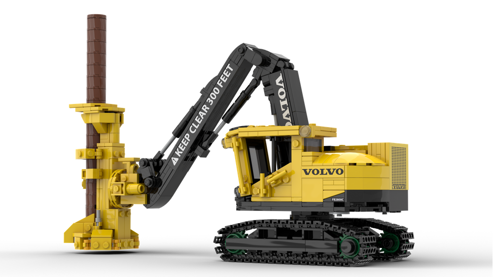 LEGO MOC Volvo FB2800C by Yellow.LXF | Rebrickable - Build with LEGO