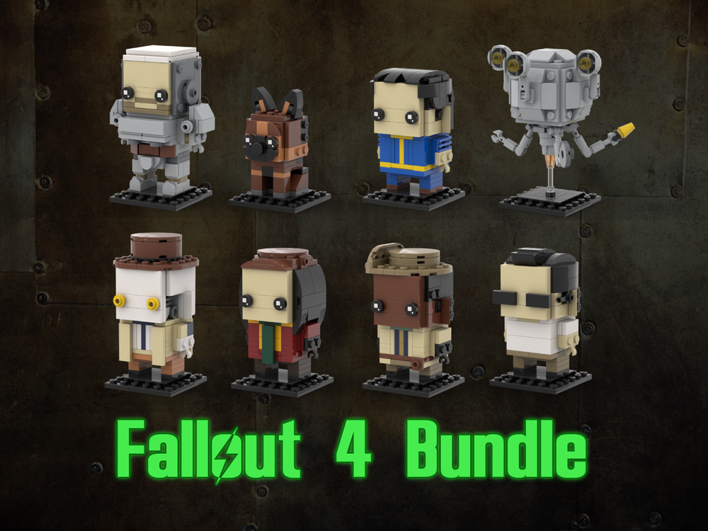 LEGO MOC Fallout 4 Brickheadz Bundle by obiblock | Rebrickable - Build ...