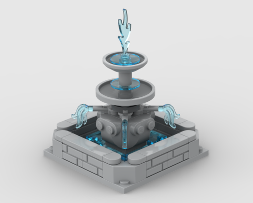 LEGO MOC Fountain by Zeke.bricks | Rebrickable - Build with LEGO