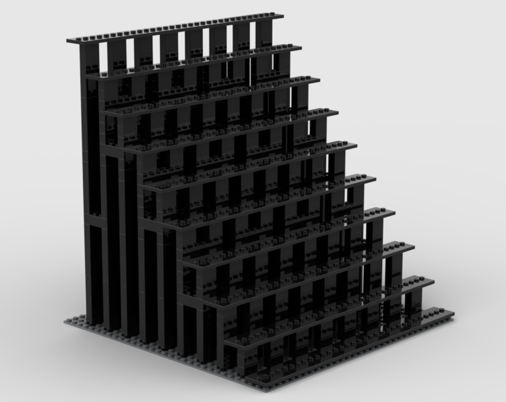 LEGO MOC Stadium minifigure display by LukeRottingham | Rebrickable ...