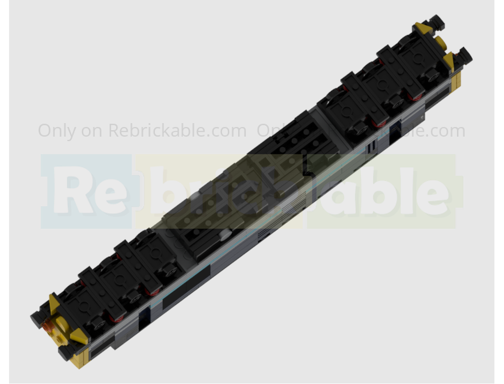 LEGO MOC-207714 4-Wide BR Class 37/4 Diesel Locomotive Train In ...