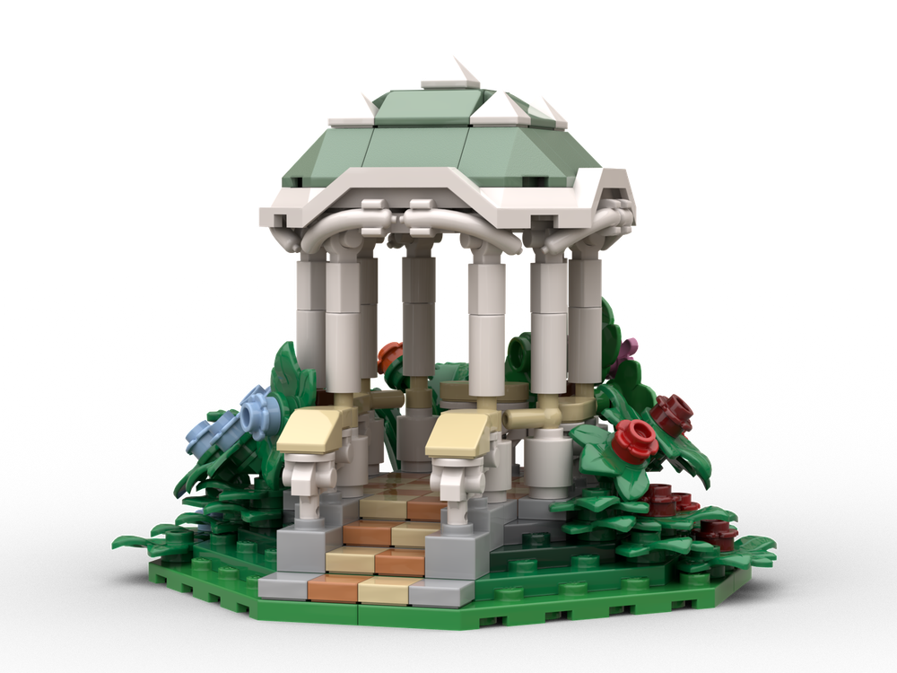 LEGO MOC Botanical Pavillon by BorrisTheBricker | Rebrickable - Build ...