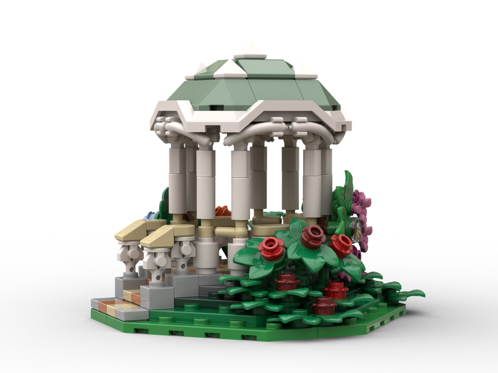 LEGO MOC Botanical Pavillon by BorrisTheBricker | Rebrickable - Build ...