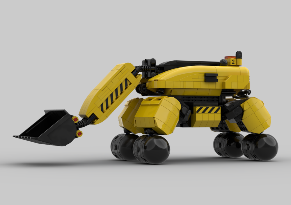 LEGO MOC Futuristic Construction Vehicle - Bucket by Futurism_Lego ...