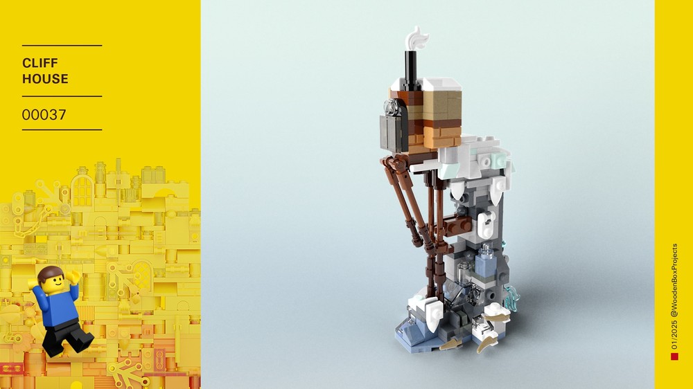LEGO MOC Cliff House by WoodenBoxProjects | Rebrickable - Build with LEGO