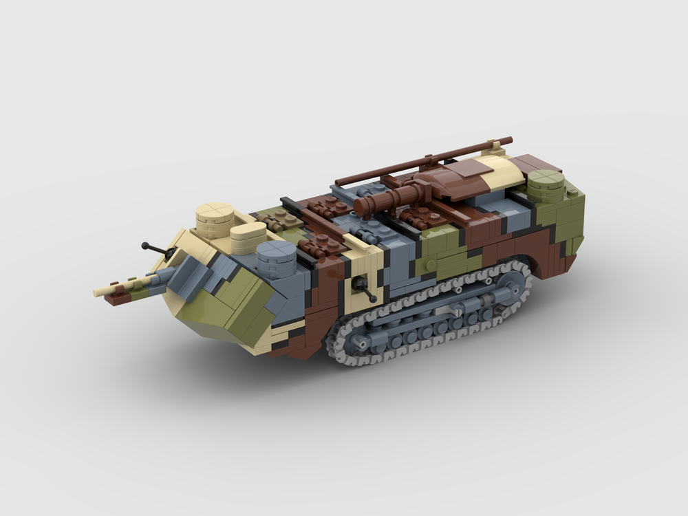 LEGO MOC Saint chamond tank by Sirluftwaffle | Rebrickable - Build with ...