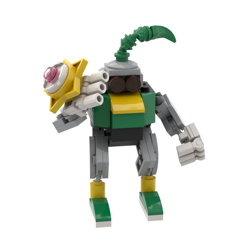 LEGO MOC Heavy Shinobi from Sonic Mania by Brickspiration | Rebrickable ...