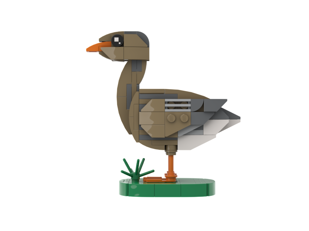 LEGO MOC Greylag goose by SKABRAM | Rebrickable - Build with LEGO