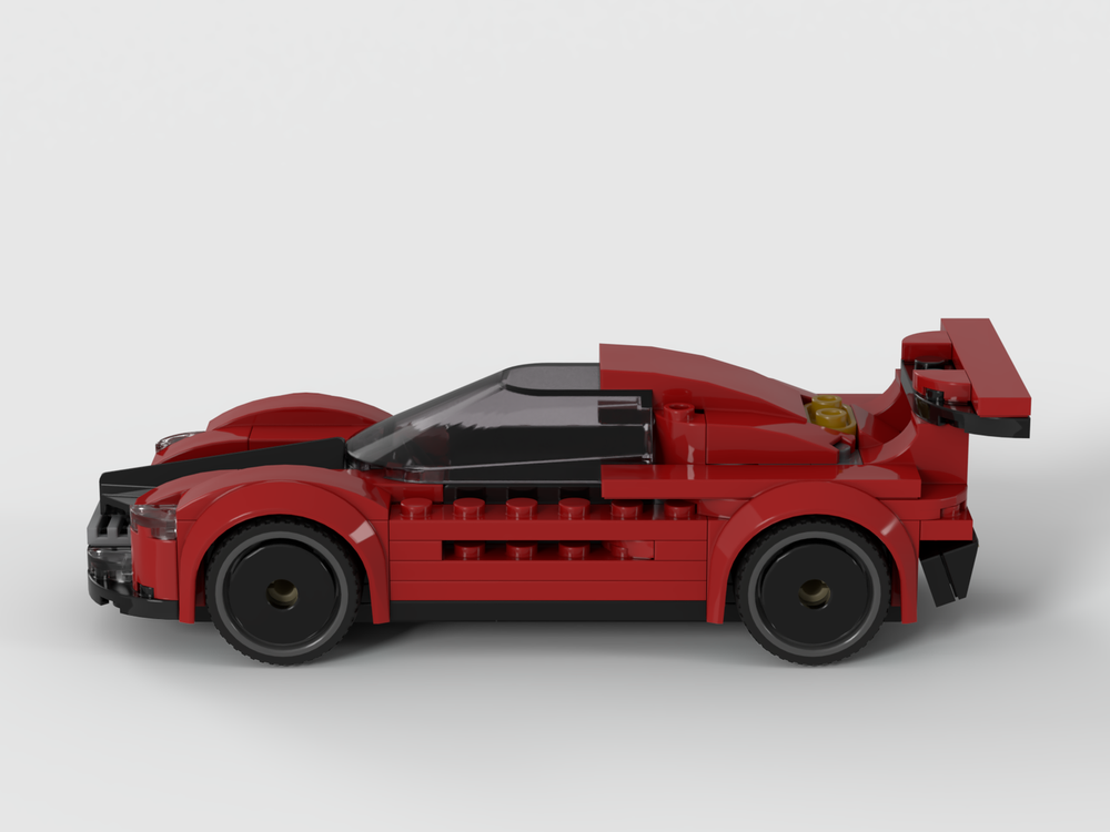 Lego Moc Red Hypercar By Welsh Dynasty Builds Rebrickable Build