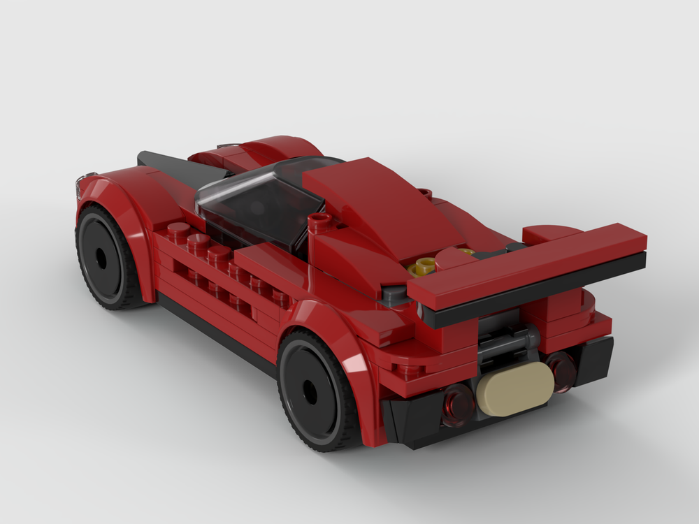 LEGO MOC Red Hypercar by Welsh Dynasty Builds | Rebrickable - Build ...