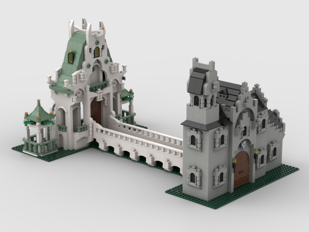 LEGO MOC Medieval Bridge by carnby2000 | Rebrickable - Build with LEGO