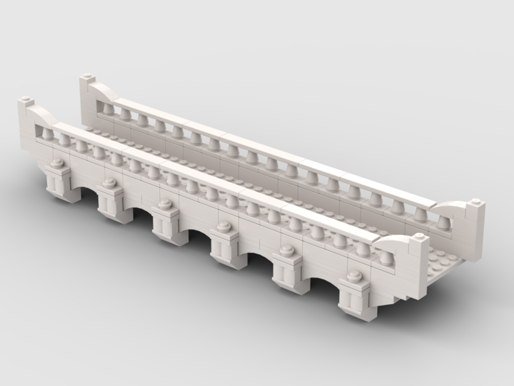 LEGO MOC Medieval Bridge by carnby2000 | Rebrickable - Build with LEGO