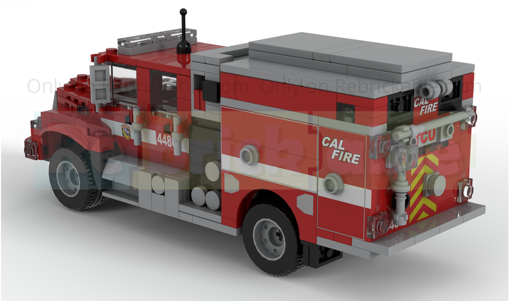 LEGO MOC Fire Department Type 3 Brush Engine by brickdefense | Rebrickable - Build with LEGO