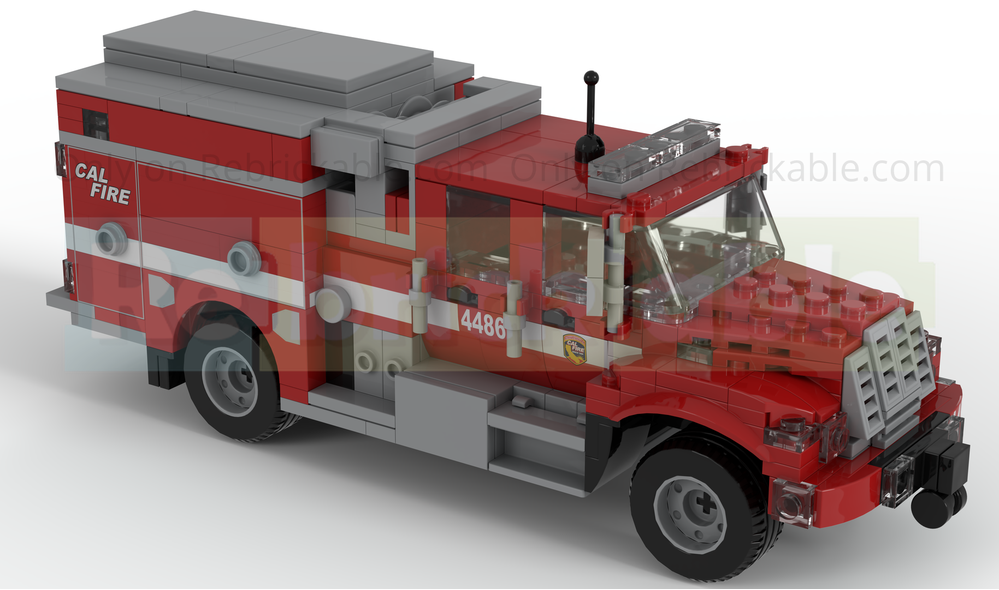 LEGO MOC Fire Department Type 3 Brush Engine by brickdefense ...