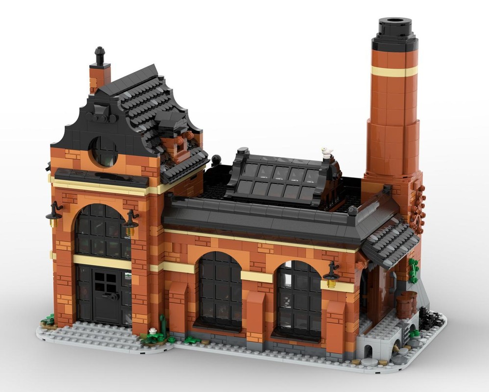 LEGO MOC Glass Factory by hostasbuilds | Rebrickable - Build with LEGO