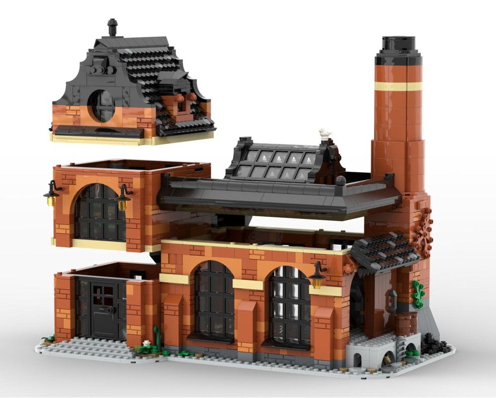LEGO MOC Glass Factory by hostasbuilds | Rebrickable - Build with LEGO