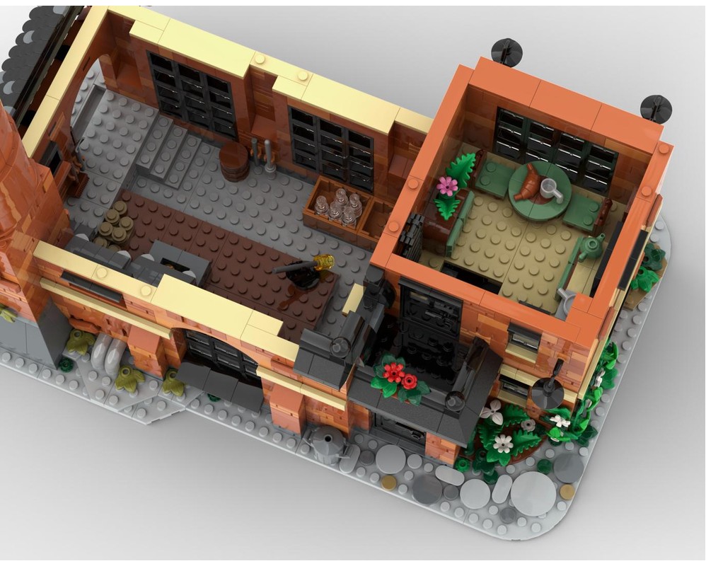 LEGO MOC Glass Factory by hostasbuilds | Rebrickable - Build with LEGO